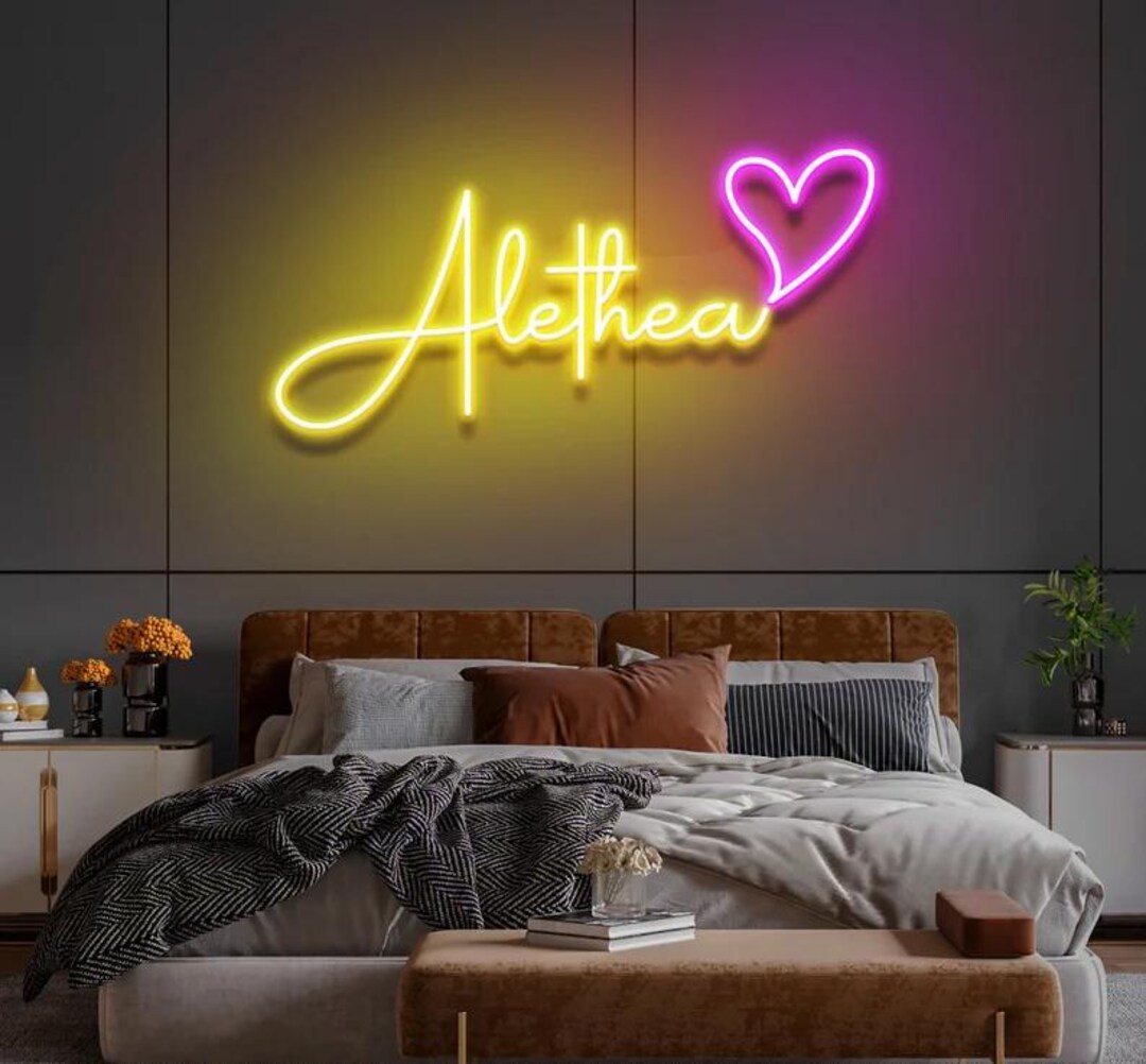 Custom Neon Sign Kids Room | Personalized Gift for Kids Girl | Neon ...