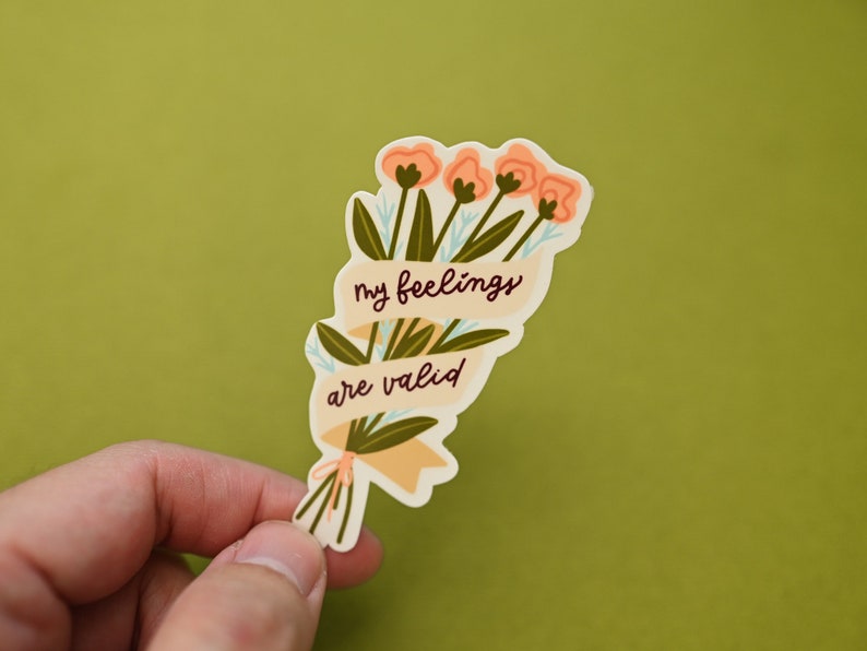 A Set of Mental Health Stickers / Feelings Matter (9 Stickers Total) - Etsy