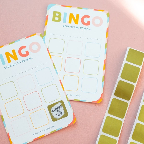 Custom Scratch off Card - Etsy