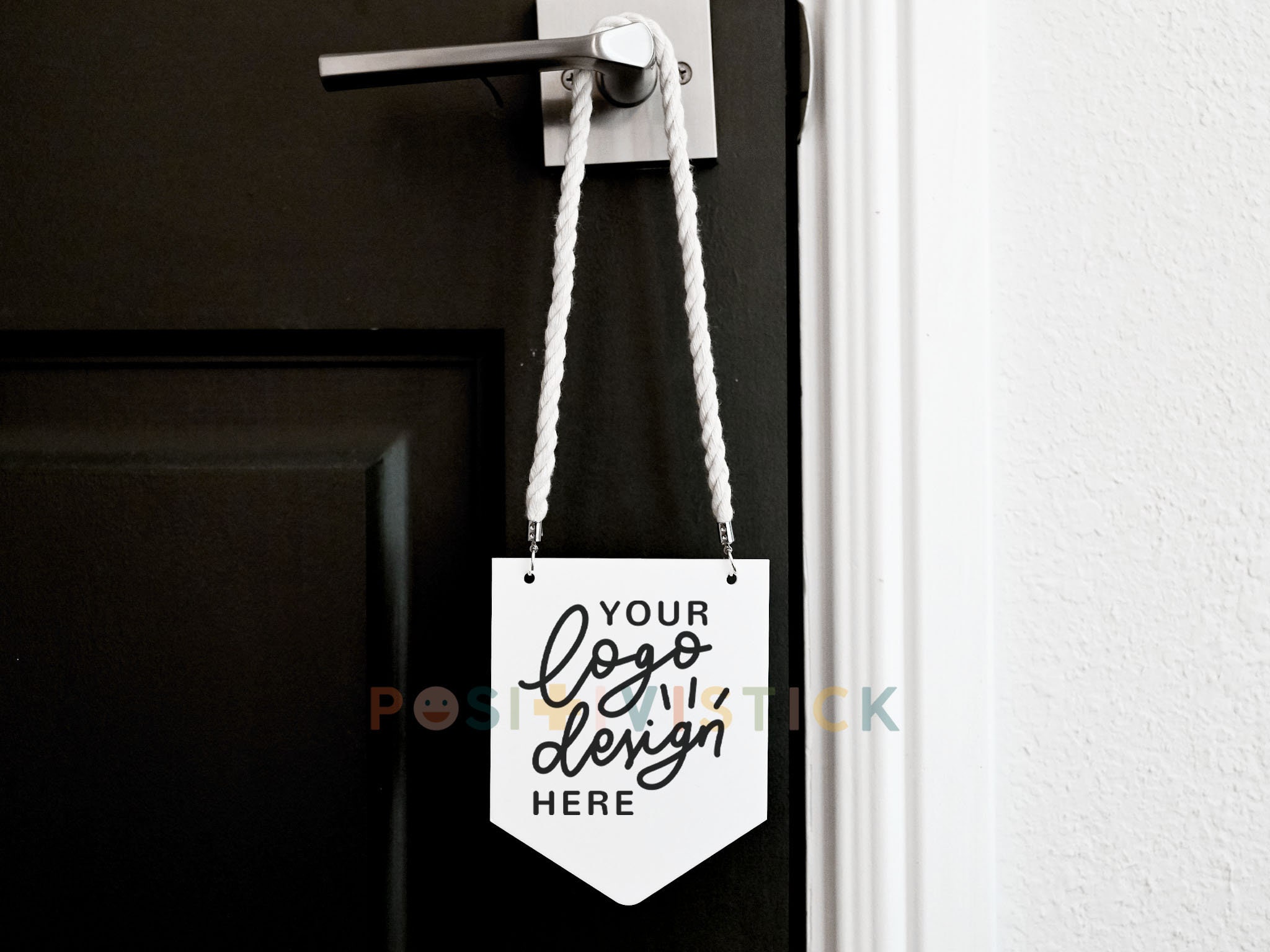 CUSTOM LOGO Hanging Door Sign Acrylic Banner / Acrylic Door - Etsy