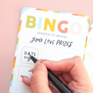 Scratch off BINGO Card (2 Cards) - Etsy