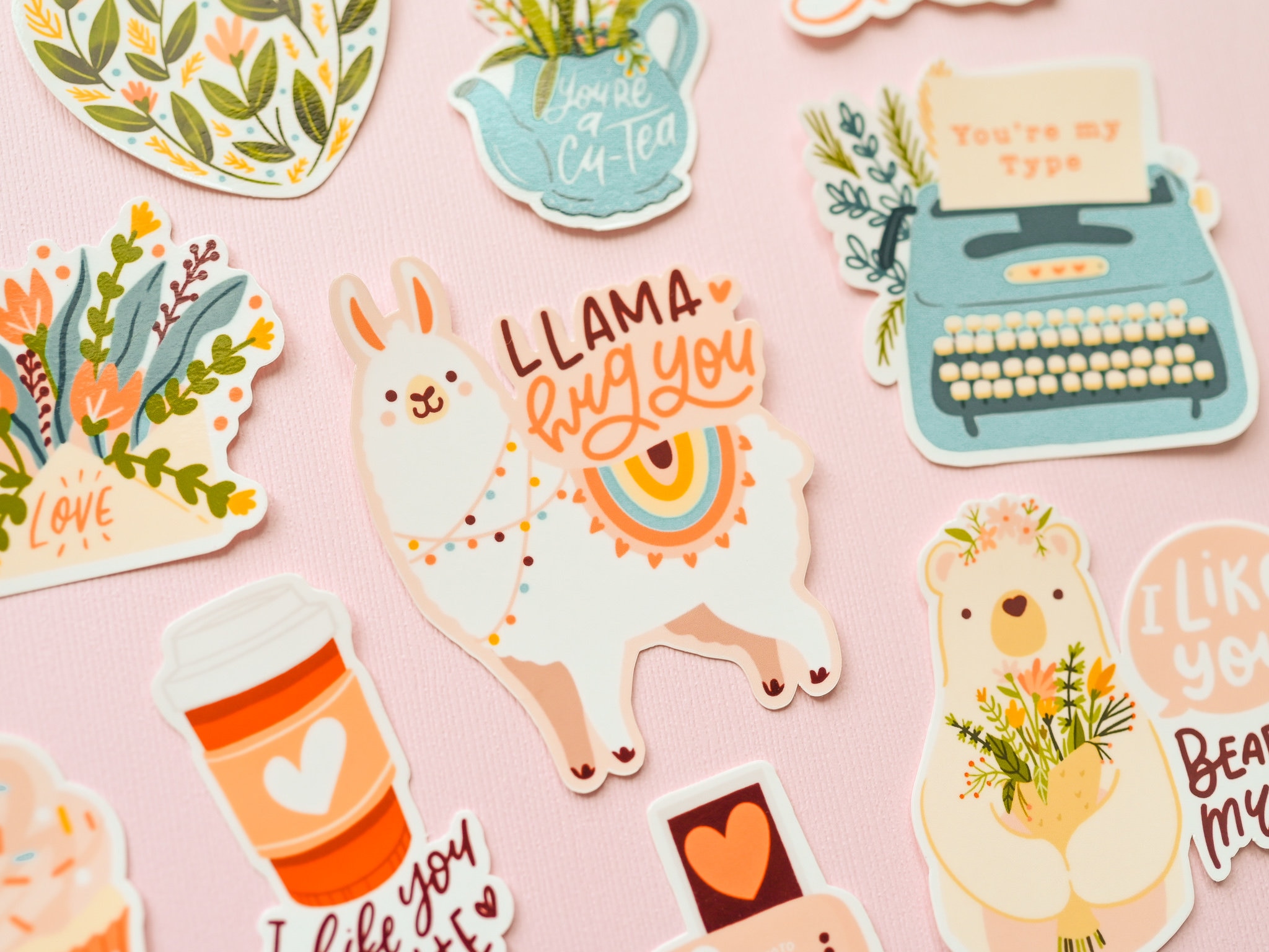 A Set of Cute Love Stickers / First Love Stickers 10 Stickers | Etsy