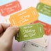 Customized Chore Reward Tickets (set of 12) - Etsy