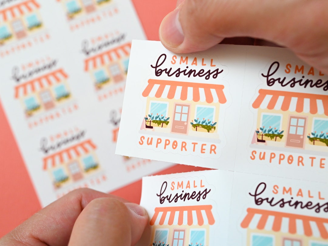Small Business Supporter Stickers - Tear-off Style, 12pc - Etsy