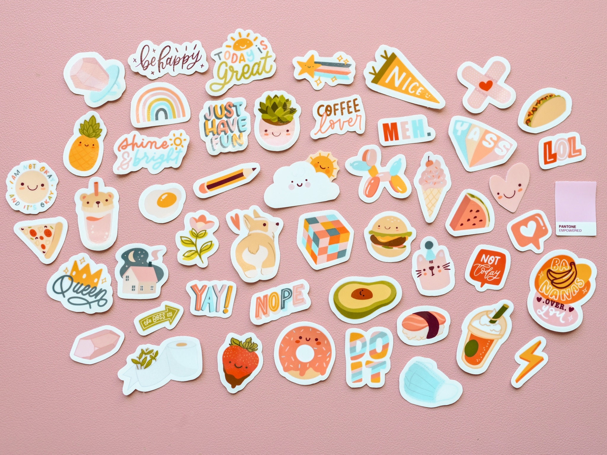 50 Mini Sticker Packs - Etsy