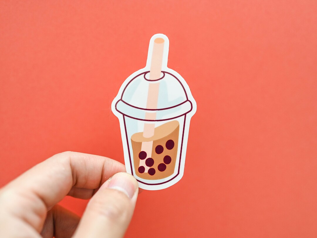 Boba Milk Tea Sticker - Etsy
