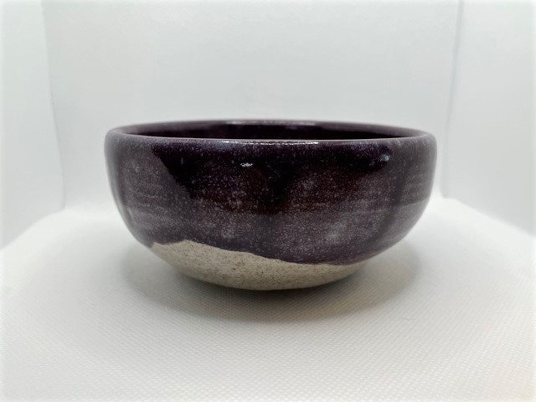 Handmade Ceramic Purple Pottery Bowl - Etsy