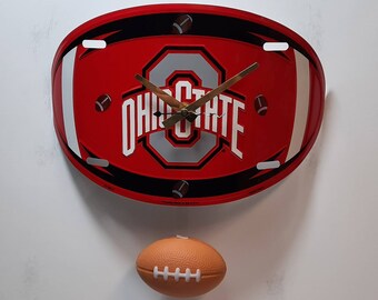 Ohio State Buckeyes Clock | Etsy