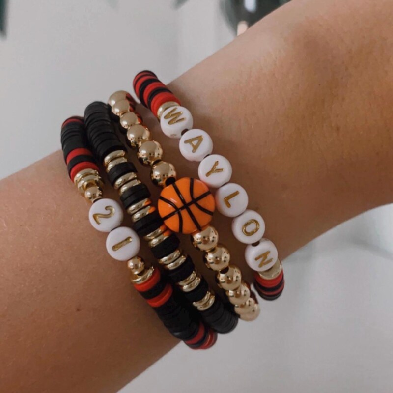Basketball Bracelet - Etsy