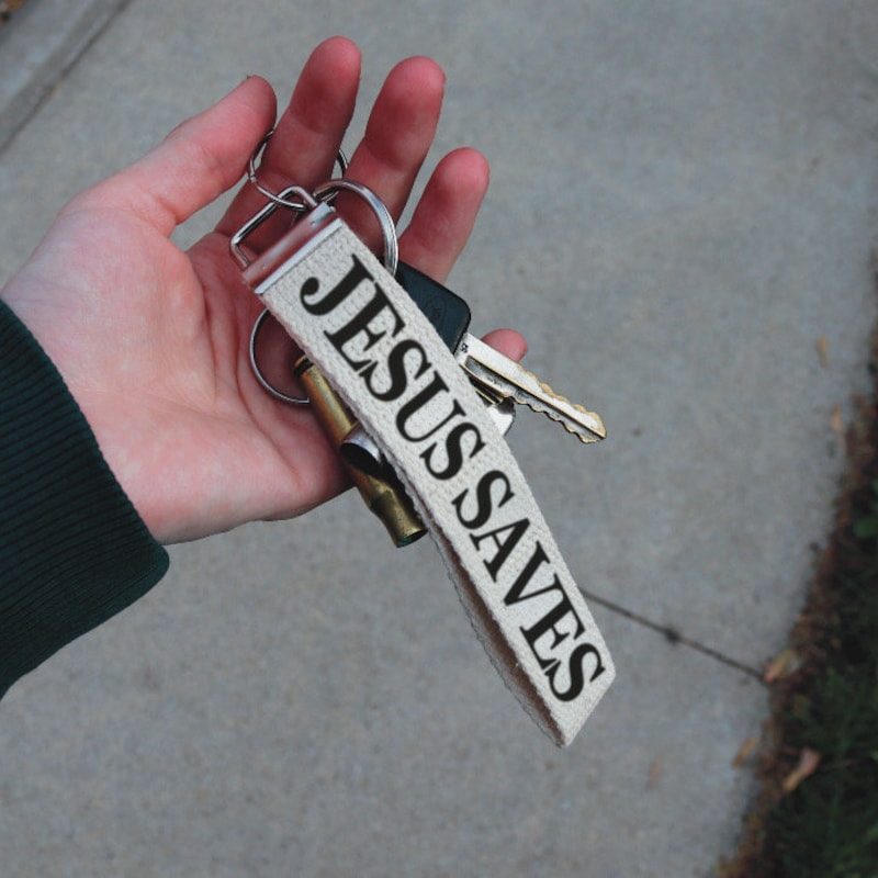 Wristlet Christian Key - Etsy