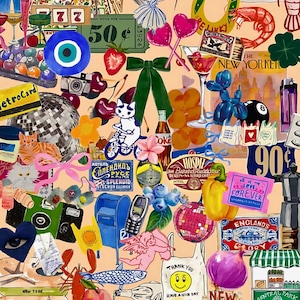 Mystery Sticker Pack - Pinterest Aesthetic Stickers, Junk Journal ...