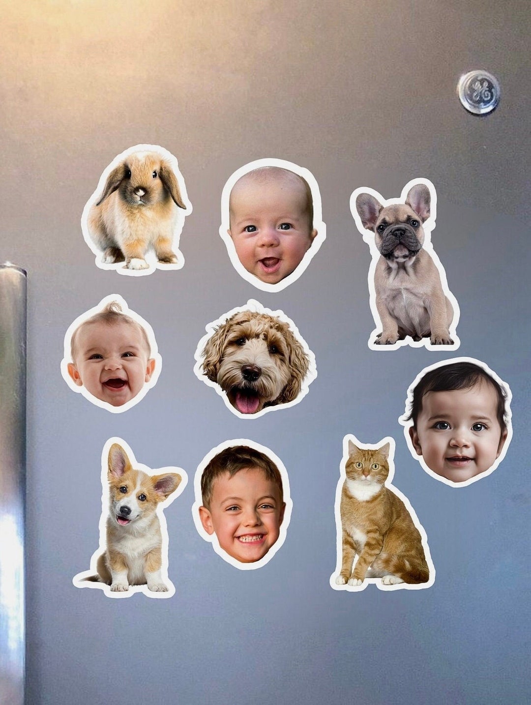 Custom Face Magnets | Personalized Face Magnet | Custom Photo Magnet ...