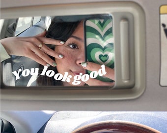 You Look Good Mirror Sticker - Etsy