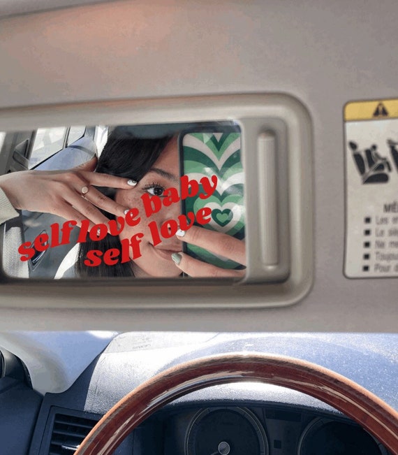 Car Mirror Decal Bumper Sticker Vinyl Decal Waterproof - Etsy