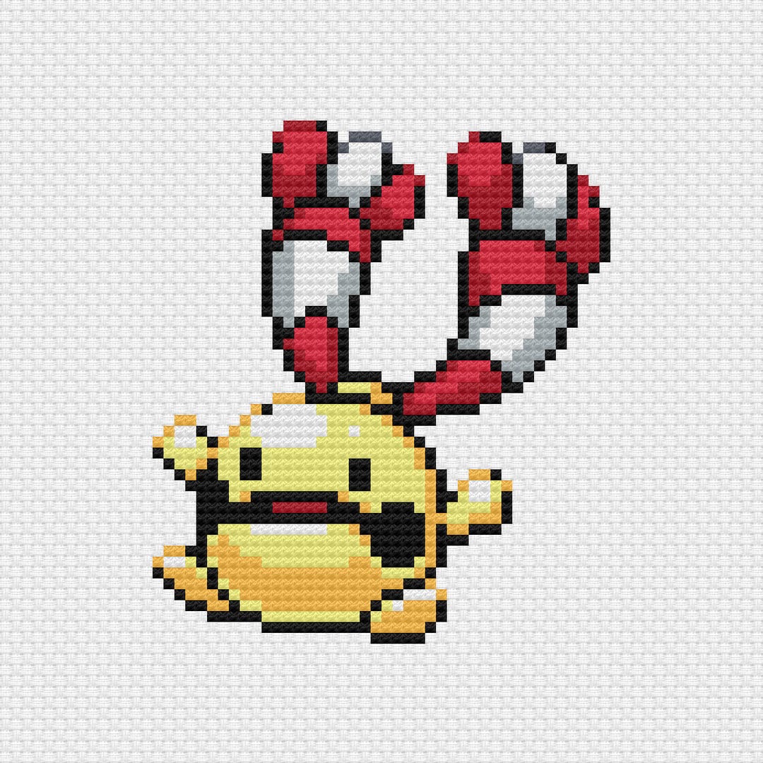 Chingling Cross Stitch Pattern PDF Instant Download Retro Sprite Switch ...