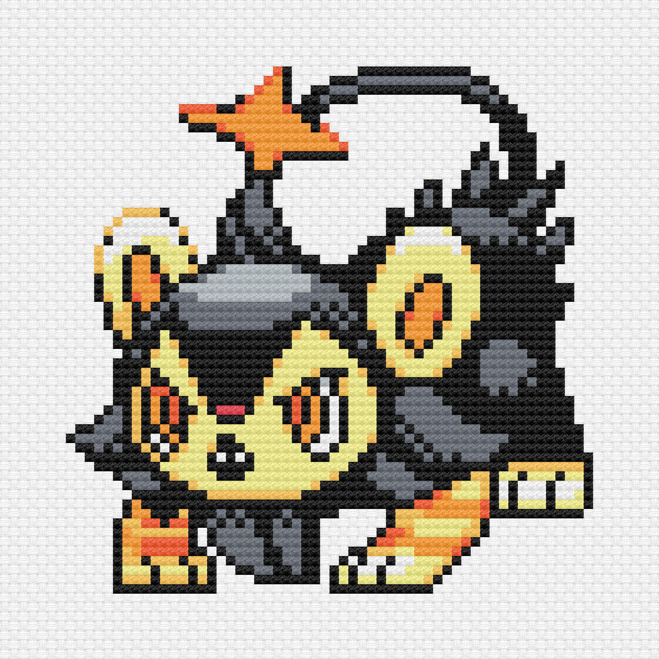 Shinx Luxio Luxray Crossstitch Set 3 Patterns Pdf Instant Etsy Uk