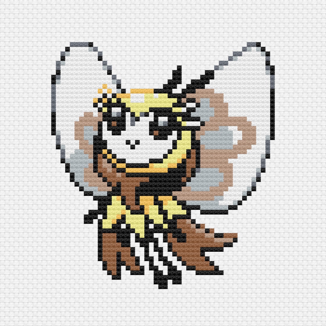 Ribombee Cross Stitch Pattern PDF Instant Download Retro Sprite Switch ...