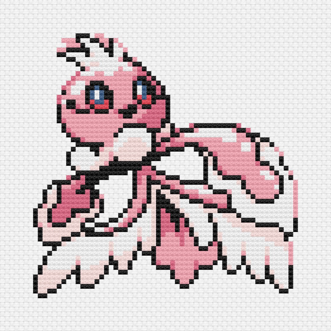 Frillish Cross Stitch Pattern PDF Instant Download Retro Sprite Switch ...