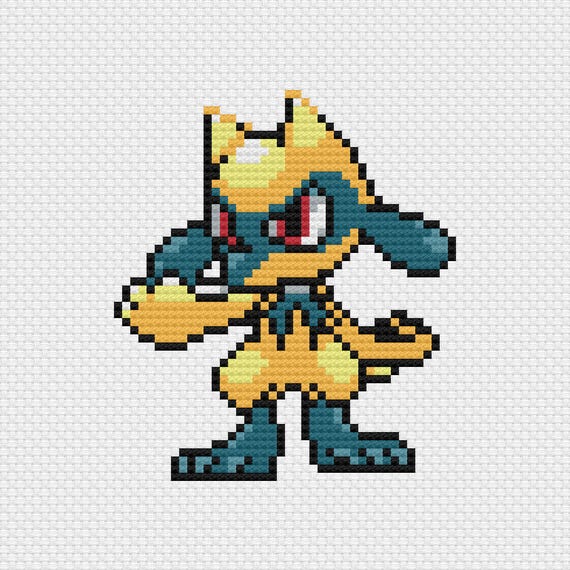 Riolu Pixel Art Riolu Full Art | EBay