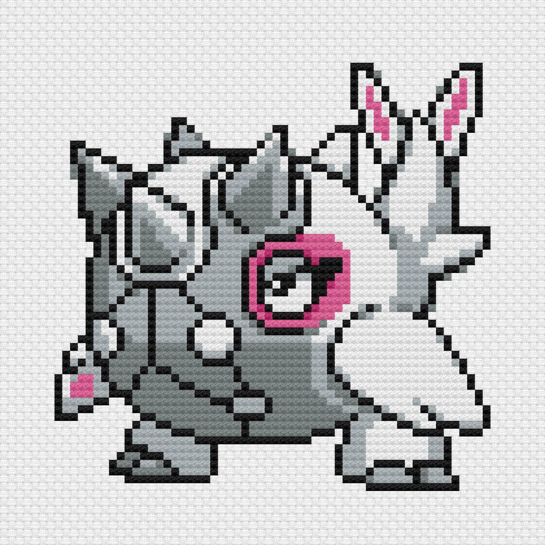 Cetitan Cross Stitch Pattern PDF Instant Download Retro Sprite Switch ...