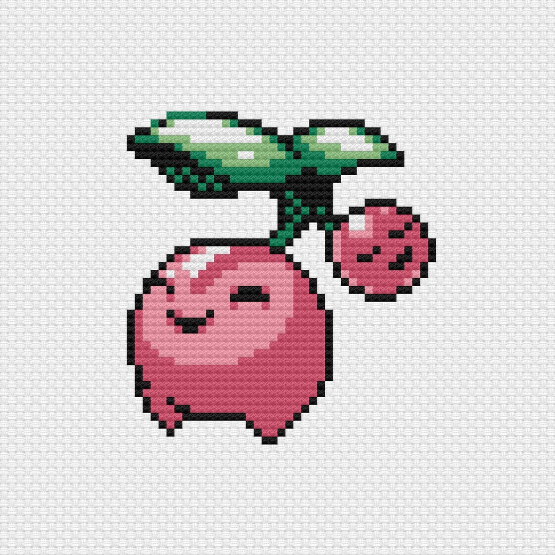 Cherubi Cross Stitch Pattern PDF Instant Download Retro Sprite Switch ...