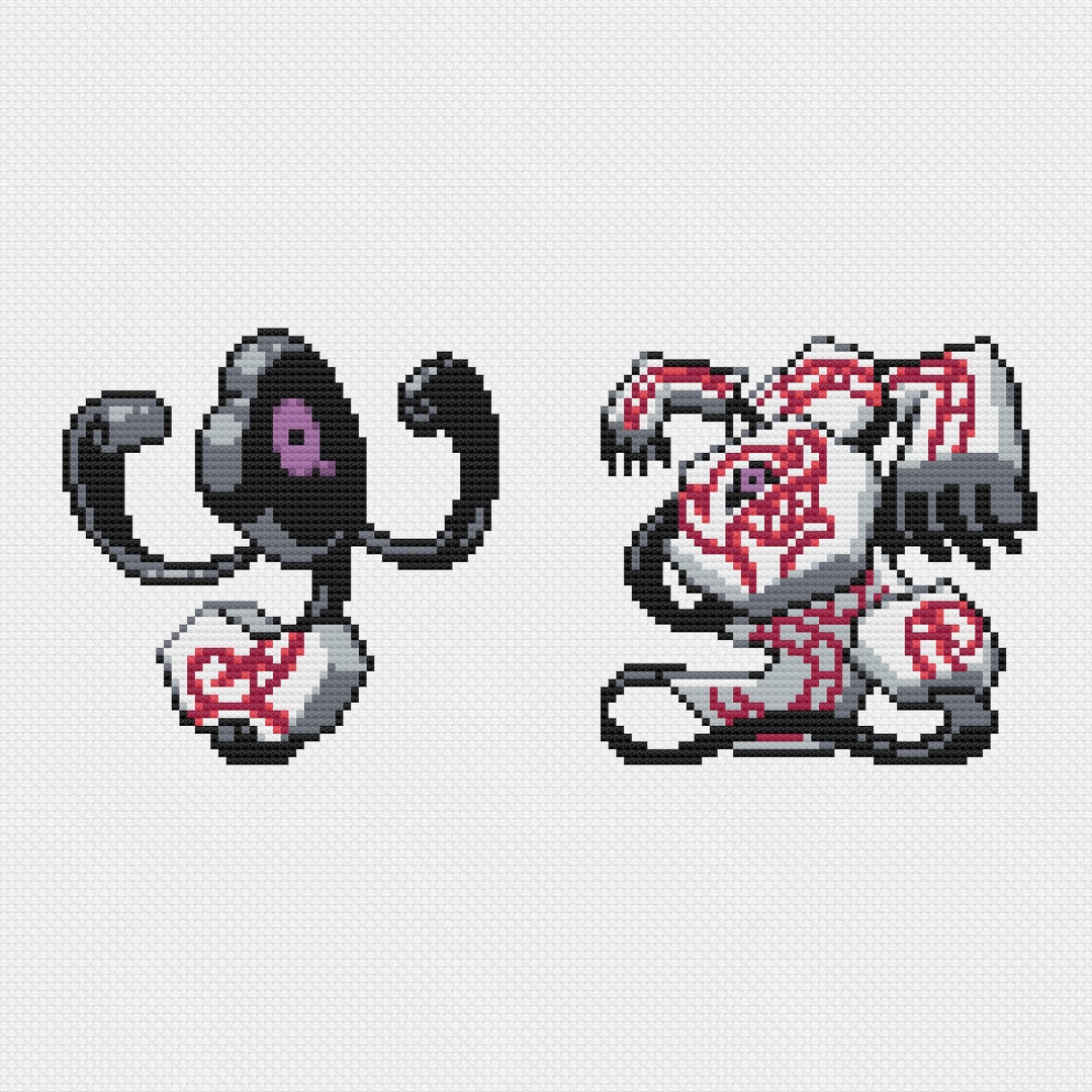 Galarian Yamask Runerigus Cross Stitch Pattern PDF Instant Download ...