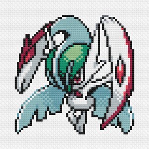 Gallade Cross Stitch Pattern PDF Instant Download Retro Sprite Switch ...