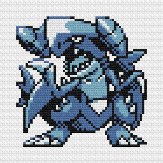 Garchomp Sprite Grid Garchomp Gen 1 Sprite, HD Png Download Vhv