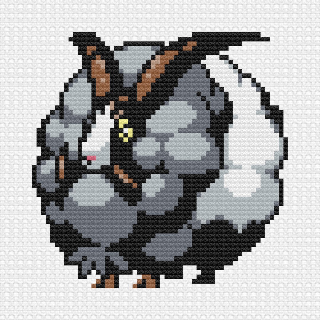 Dubwool Cross Stitch Pattern PDF Instant Download Retro Sprite Switch ...