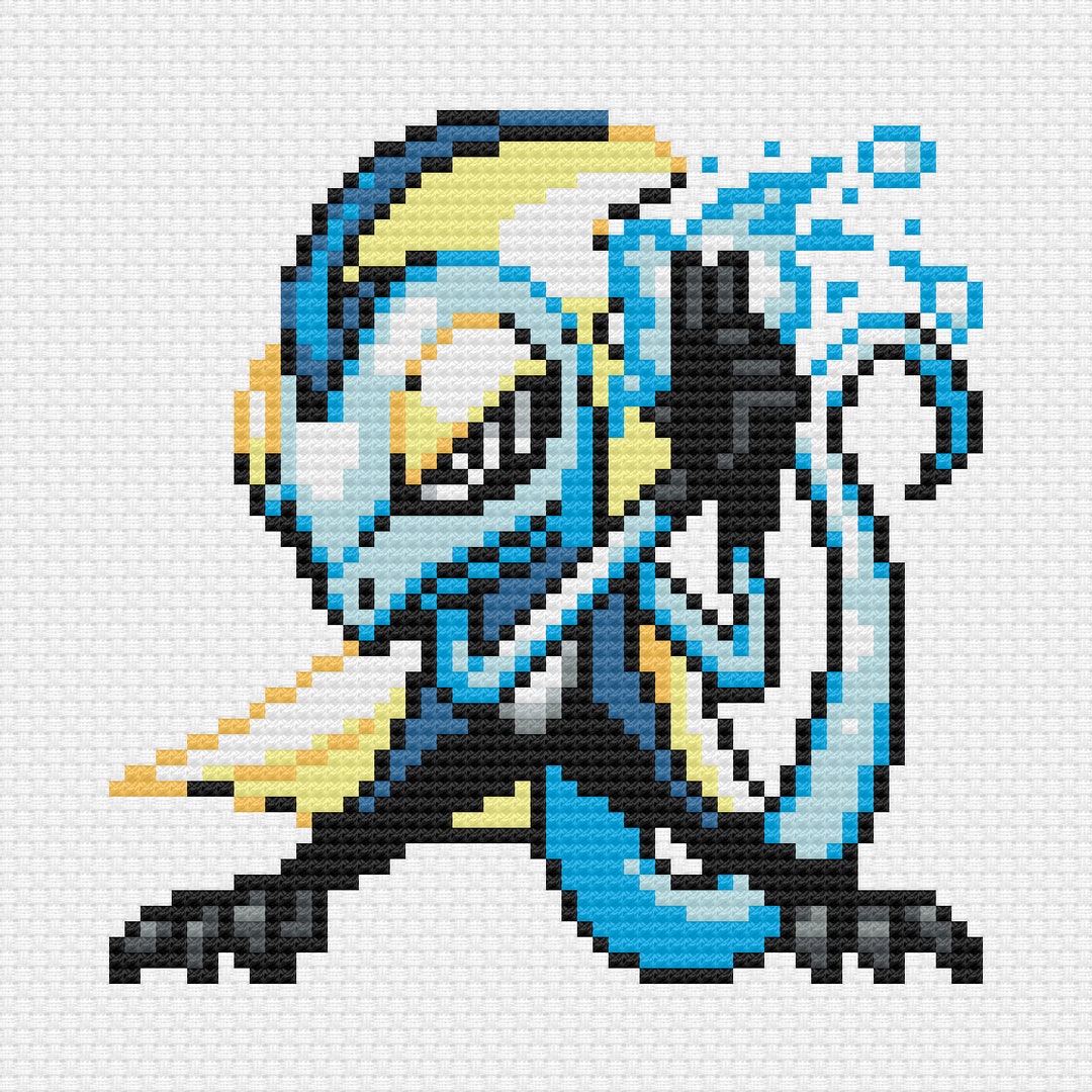 Inteleon Cross Stitch Pattern PDF Instant Download Retro Sprite Switch ...