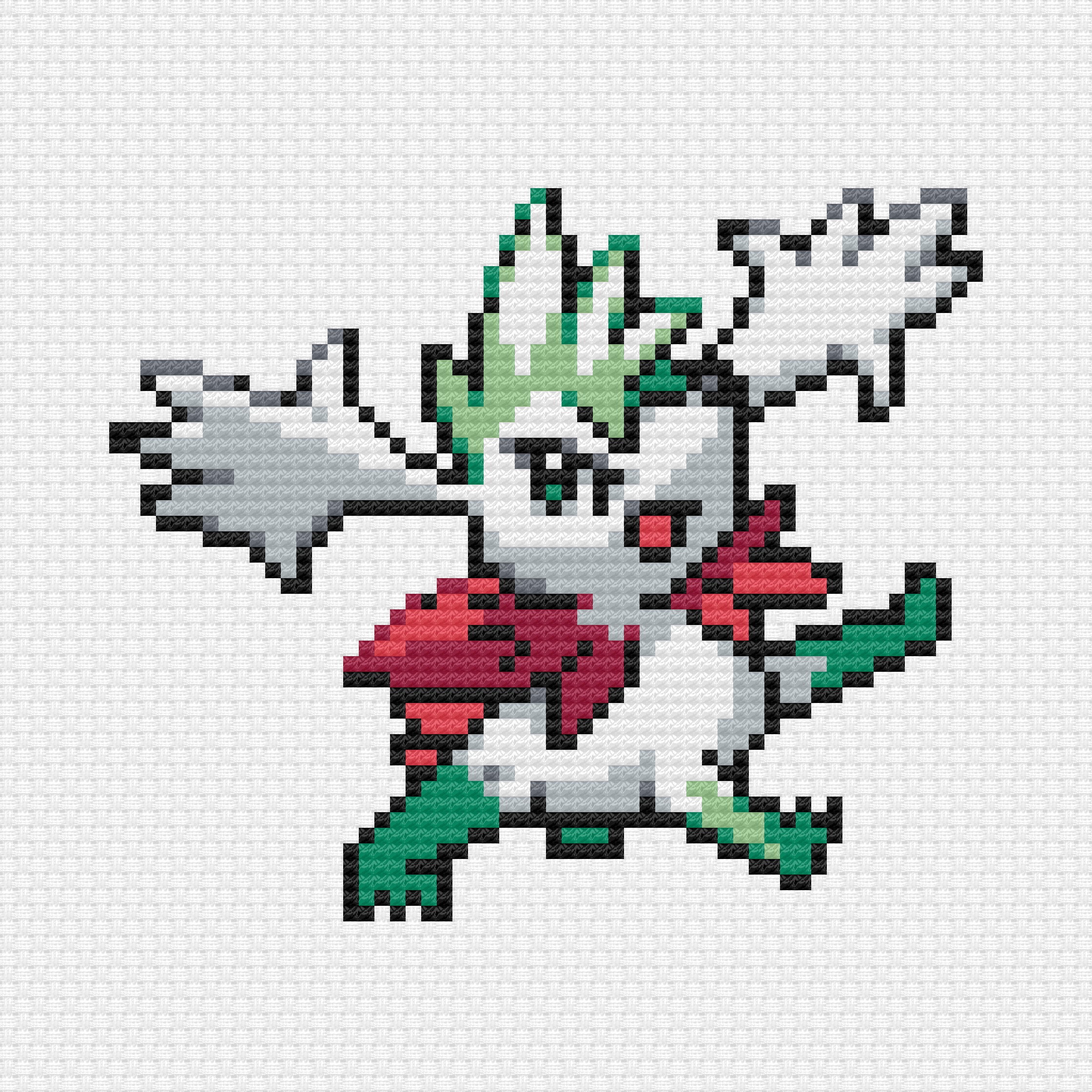 Shaymin Sky Form Drawing