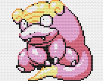 Slowpoke Pixel Art - Etsy
