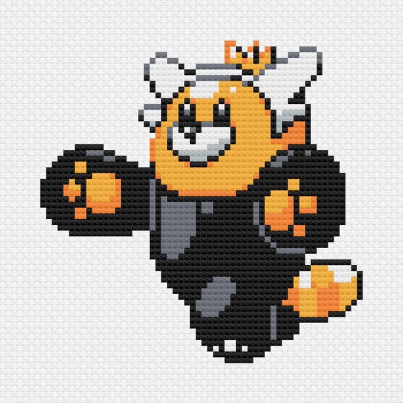 Cute Pixel Art Grid Pokemon