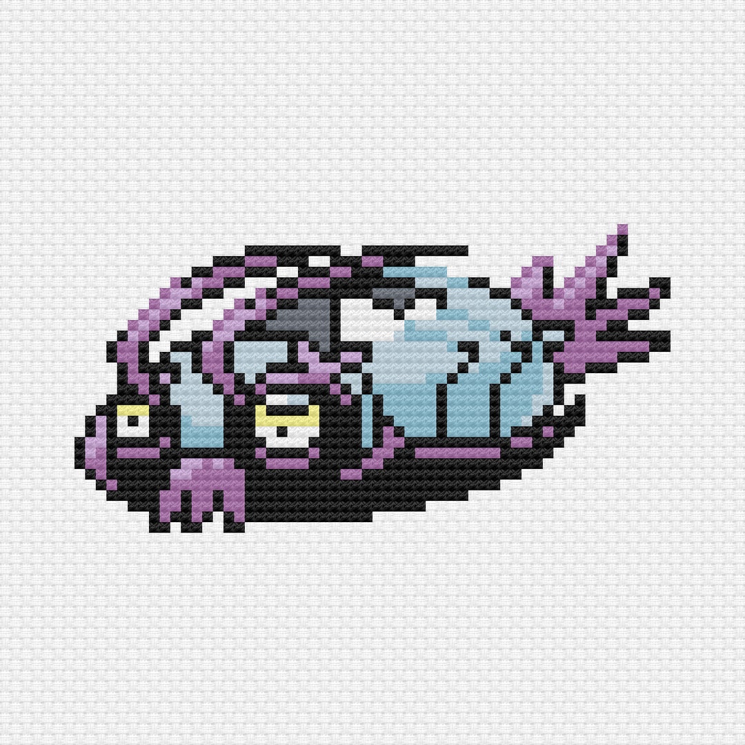 Wimpod Cross Stitch Pattern PDF Instant Download Retro Sprite Switch ...