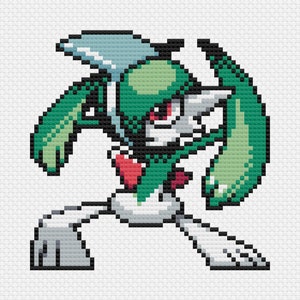Gallade Cross Stitch Pattern PDF Instant Download Retro Sprite Switch ...