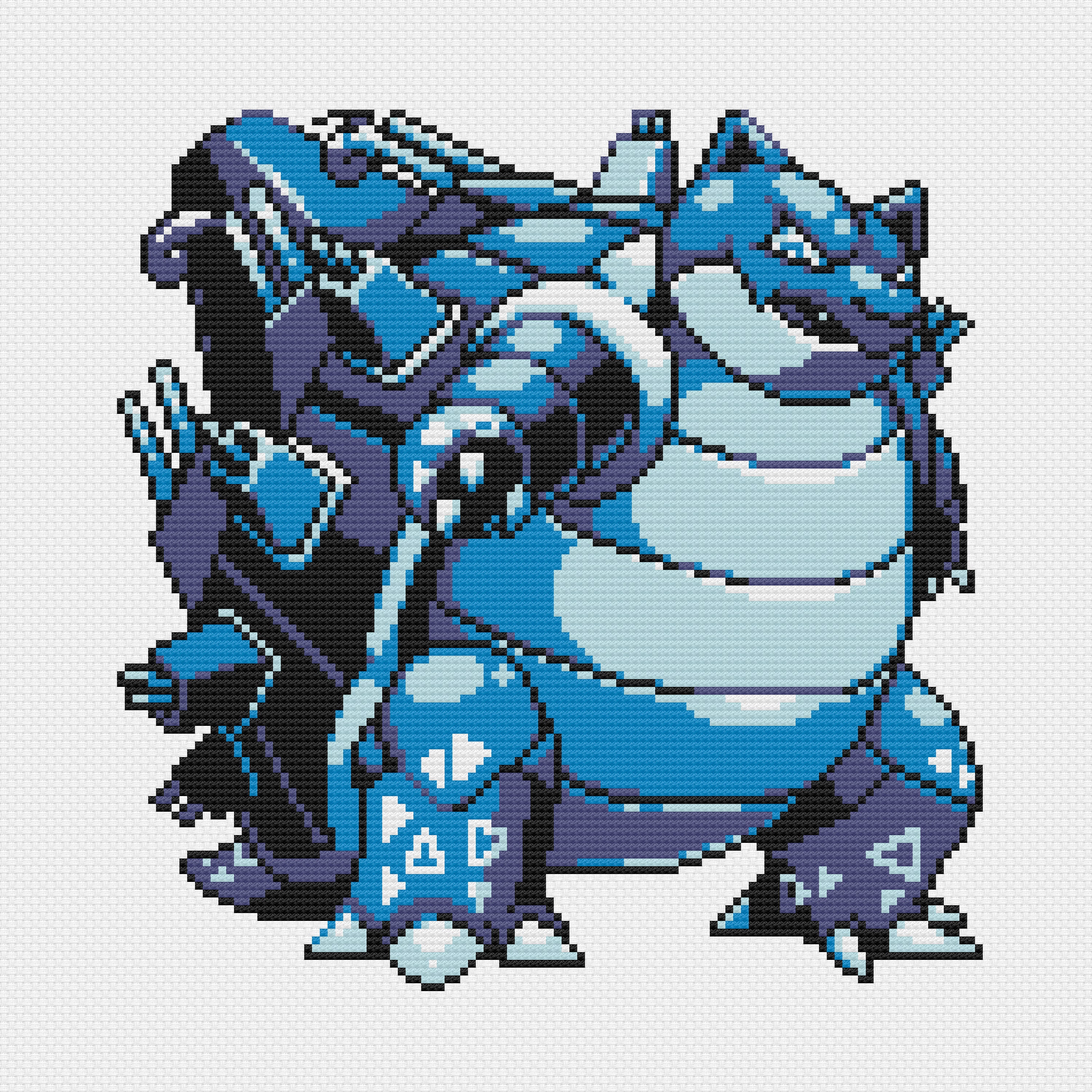 Blastoise Sprite Blue