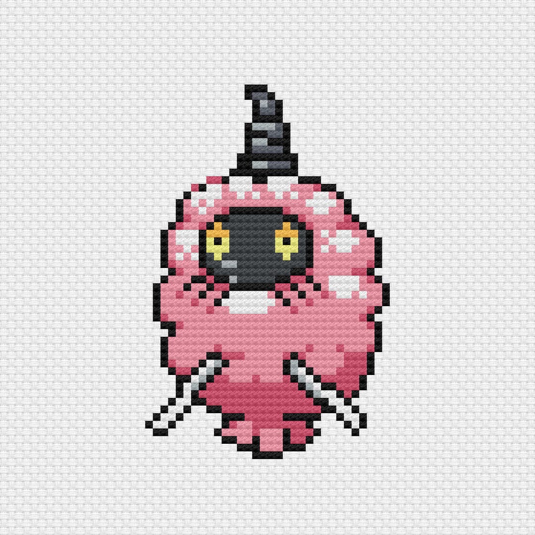 Burmy Cross Stitch Pattern PDF Instant Download Retro Sprite Switch ...