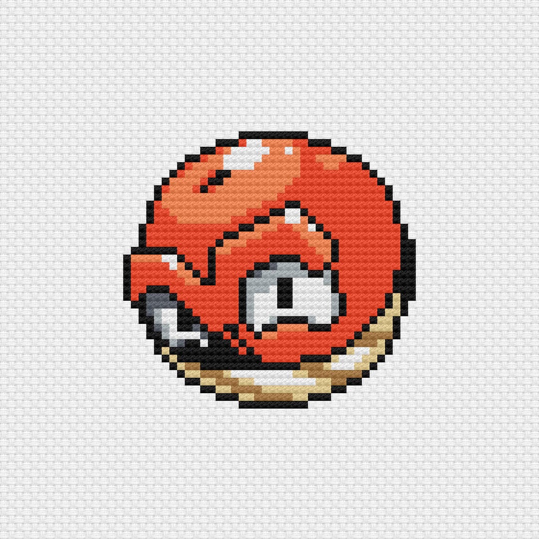 Hisuian Voltorb Crossstitch Pattern PDF Instant Download Retro Sprite ...