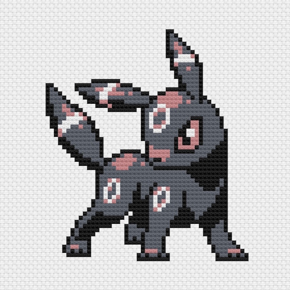 Minecraft Pixel Art Pokemon Umbreon
