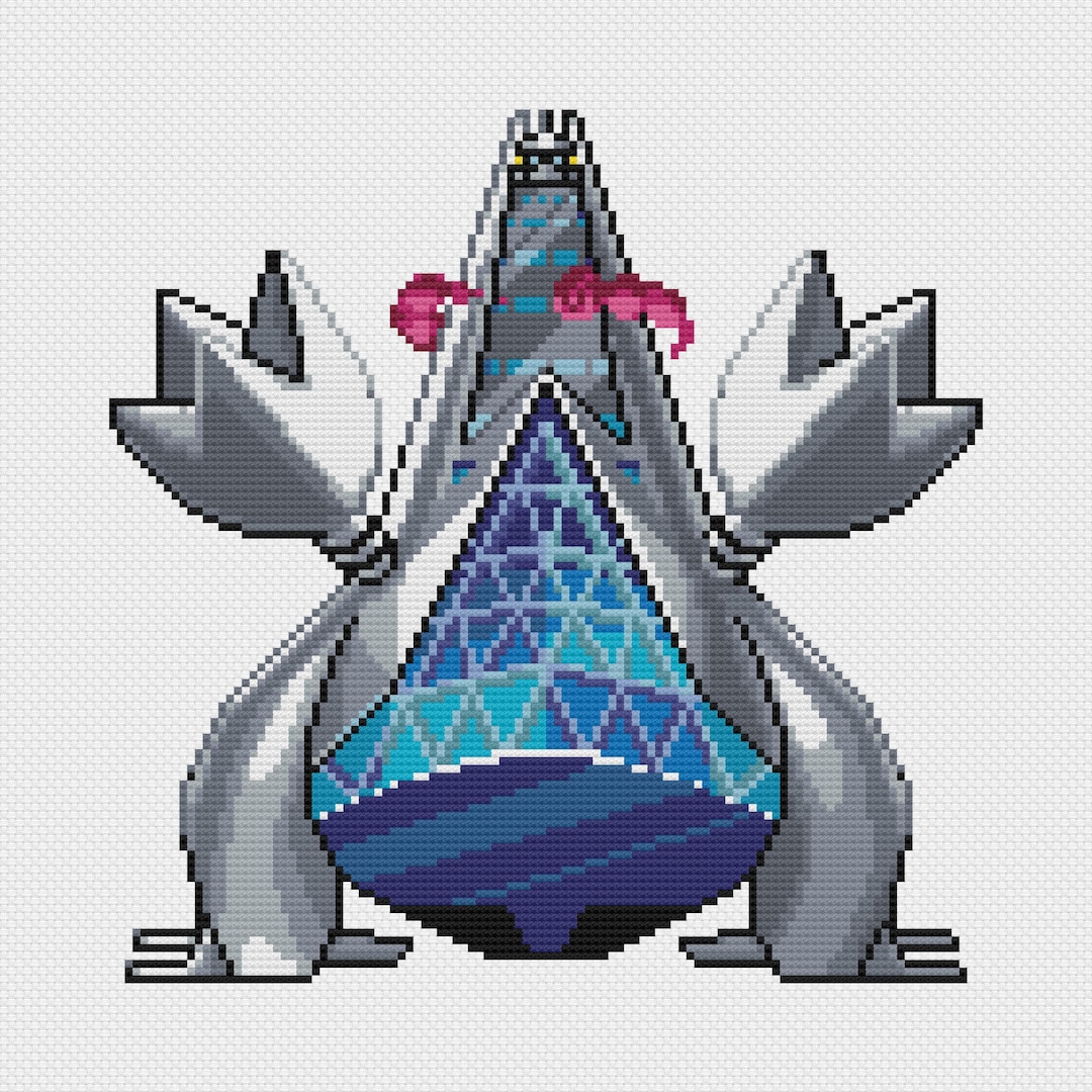 Gigantamax Duraludon Cross Stitch Pattern: Retro Game Sprite (PDF ...