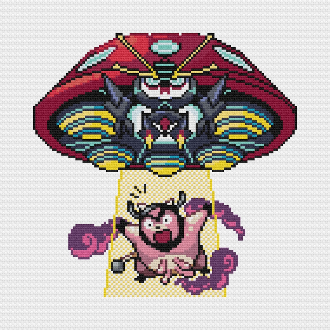 Gigantamax Orbeetle Cross Stitch Pattern: Retro Game Sprite (PDF ...