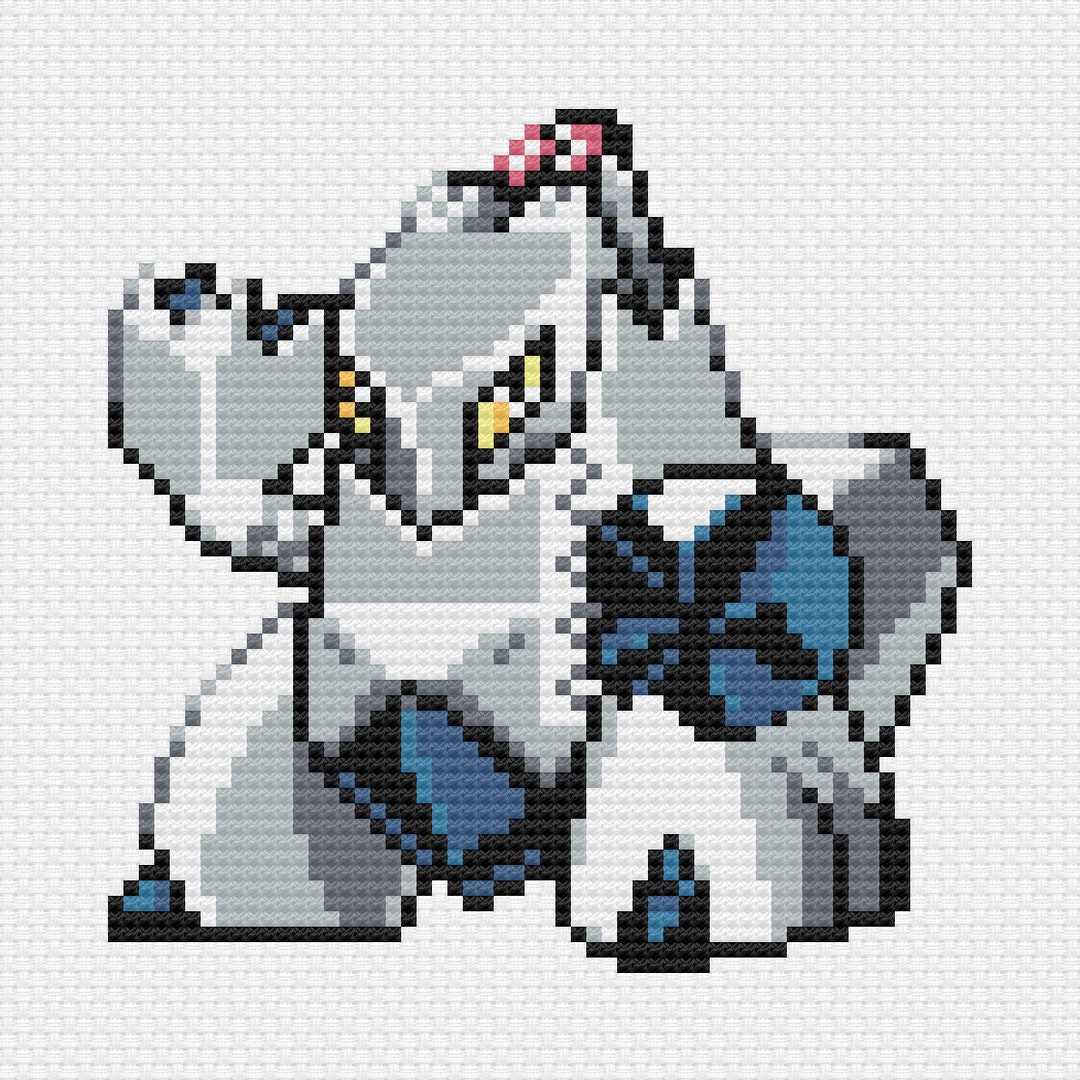 Duraludon Cross Stitch Pattern PDF Instant Download Retro Sprite Switch ...