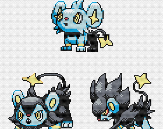 Shinx Luxio or Luxray Tail - Etsy