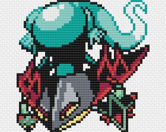 Dragapult Cross Stitch - Etsy