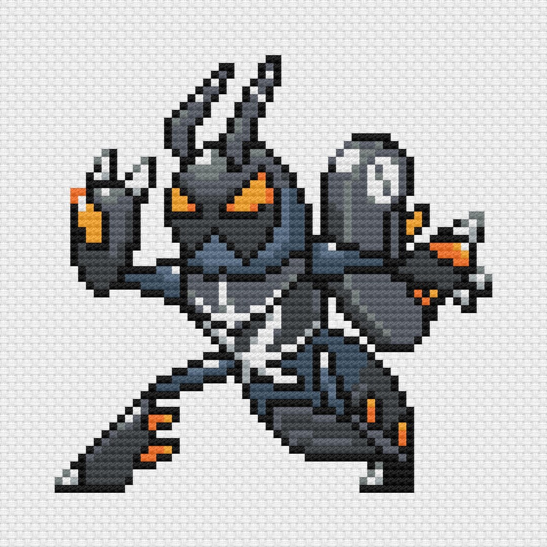 Lokix Cross Stitch Pattern PDF Instant Download Retro Sprite Switch ...