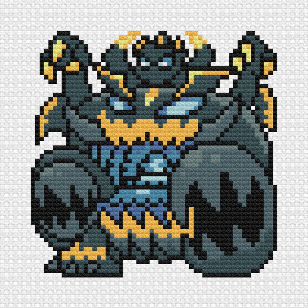 Guzzlord Cross Stitch Pattern PDF Instant Download Retro Sprite Switch ...