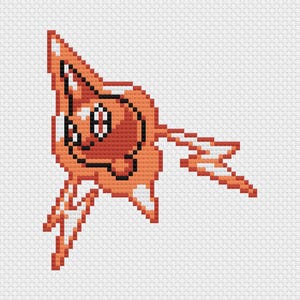 Rotom Cross Stitch Pattern PDF Instant Download Retro Sprite Switch ...