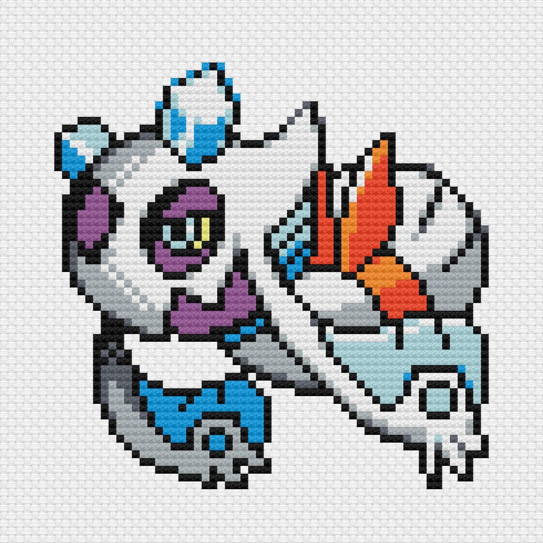 Froslass Cross Stitch Pattern: Retro Game Sprite (PDF Download) - Etsy