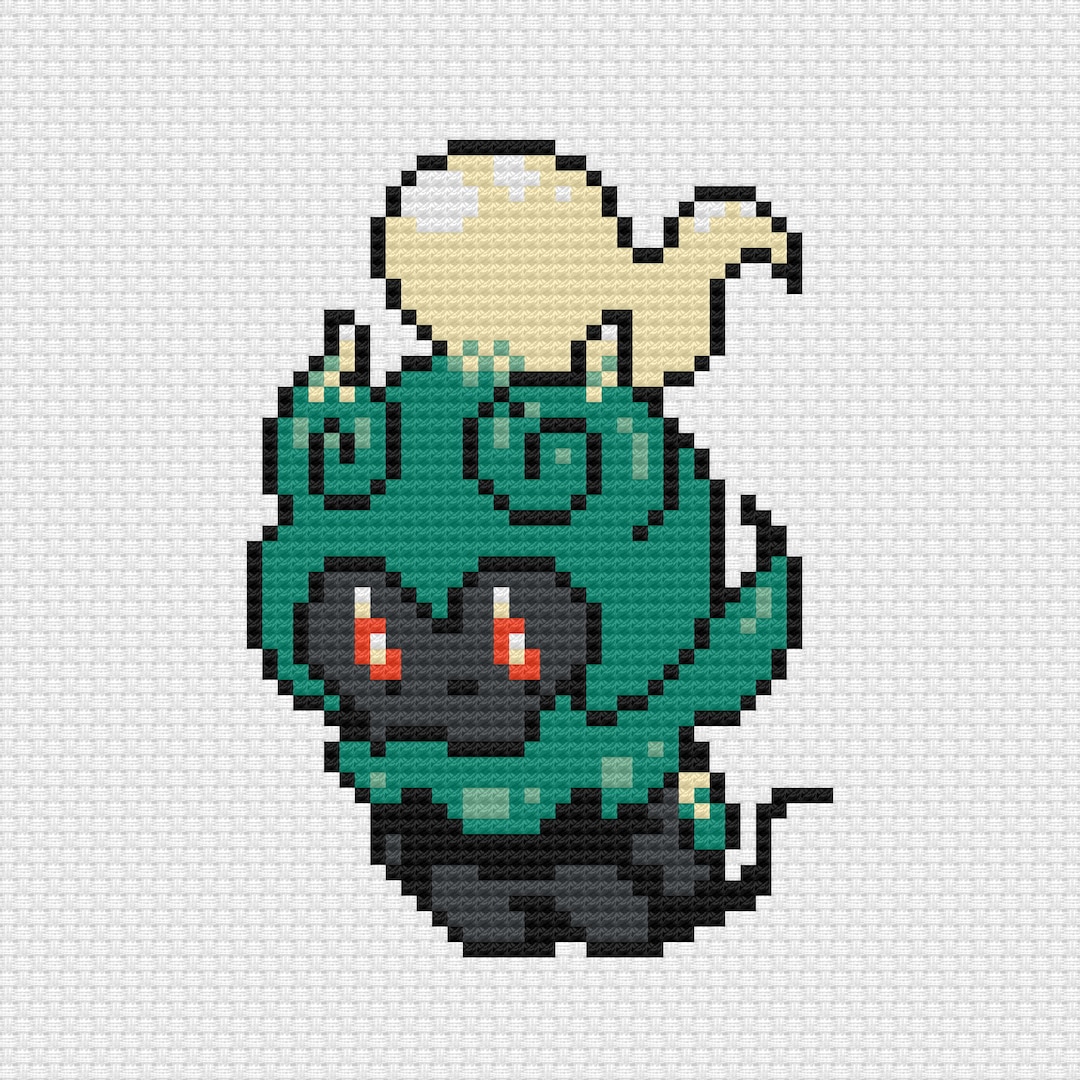 Marshadow Cross Stitch Pattern: Retro Game Sprite (PDF Download) - Etsy