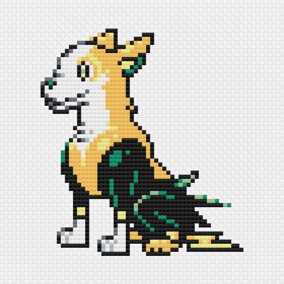 Boltund Cross Stitch Pattern PDF Instant Download Retro Sprite Switch ...